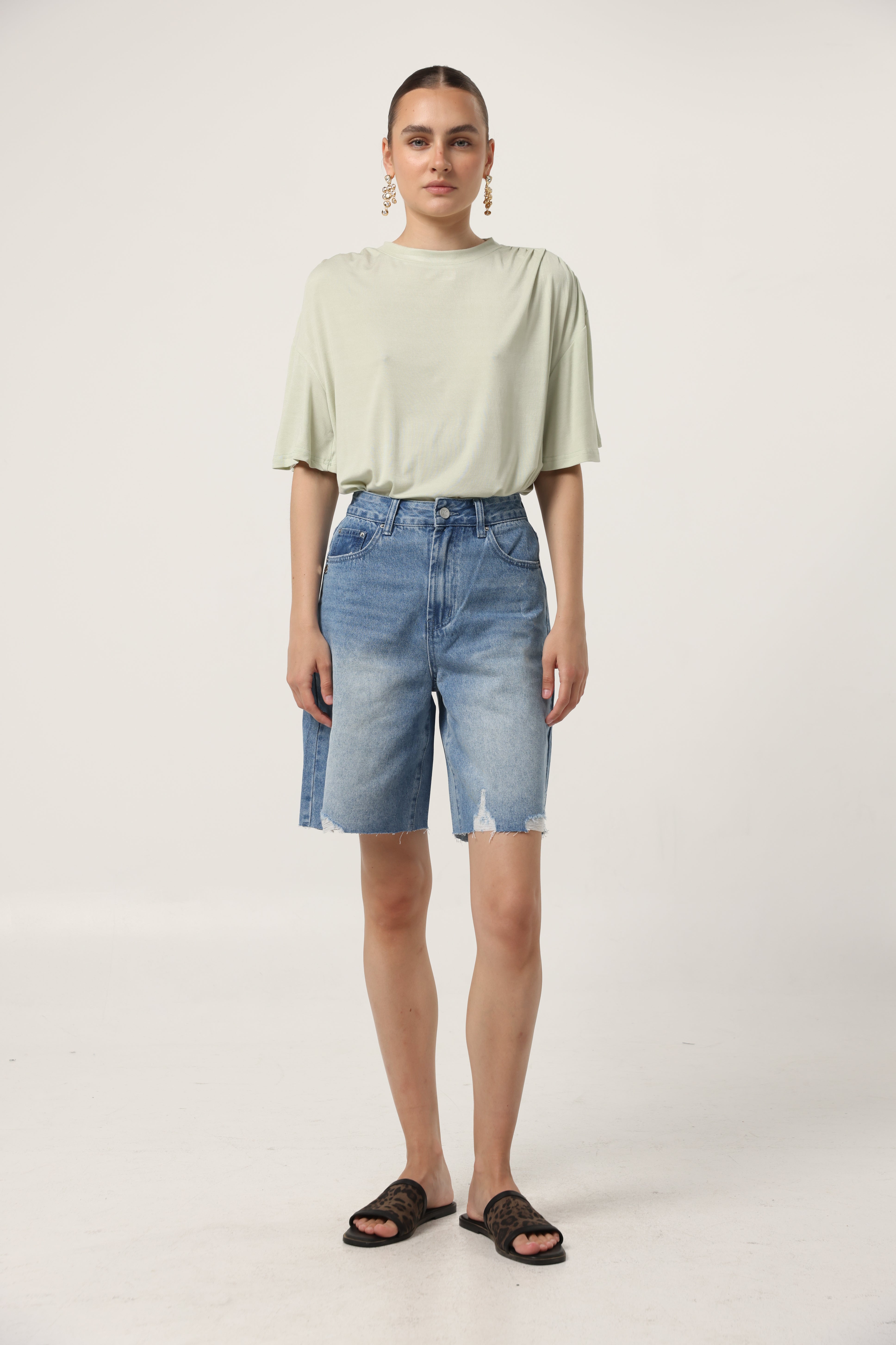 Star 606 Blue Bermuda Denim – SEESTARZ